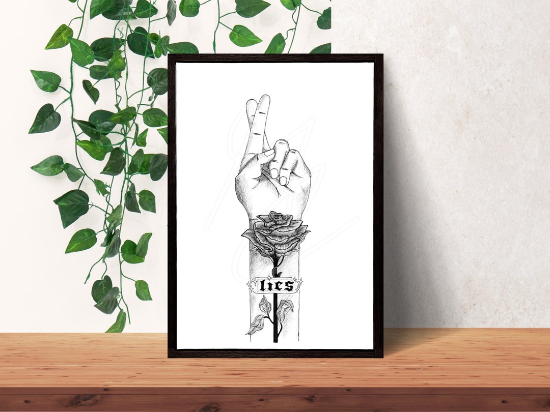 Pretty Lies Art Print | Pen and Ink, Illustration, Drawing, Line Art ...