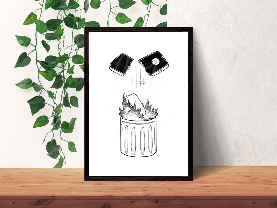 Deleted Art Print | Pen and Ink, Illustration, Drawing, Line Art ...