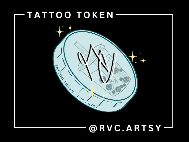 Tattoo Token / Tattoo Ticket (NO CUSTOM DESIGNS) | Tattoo Permission ...