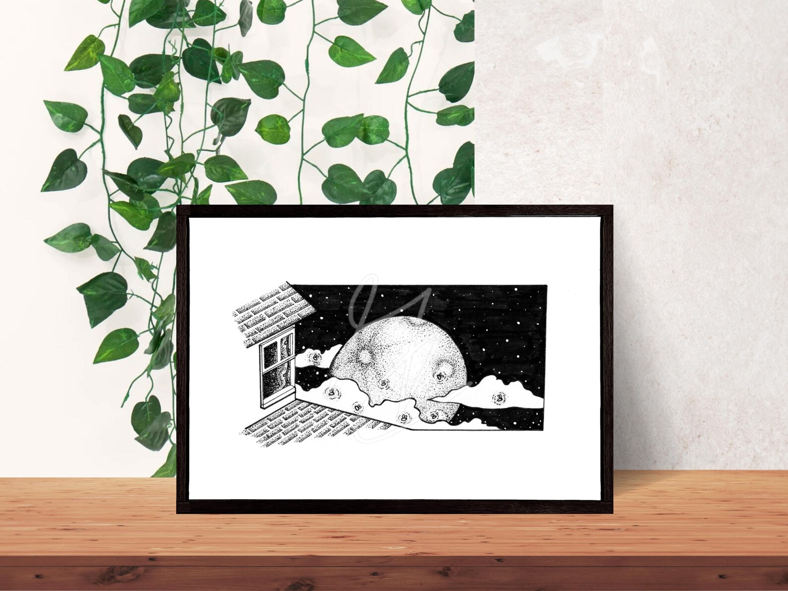 Firefly Fortress Art Print | Pen and Ink, Illustration, Drawing, Line ...