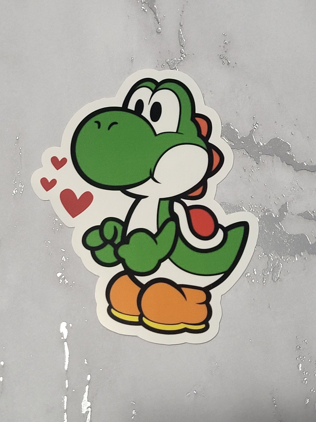 Super Mario Yoshi Sticker, Yoshi Sticker, Yosh Sticker, Super Mario ...
