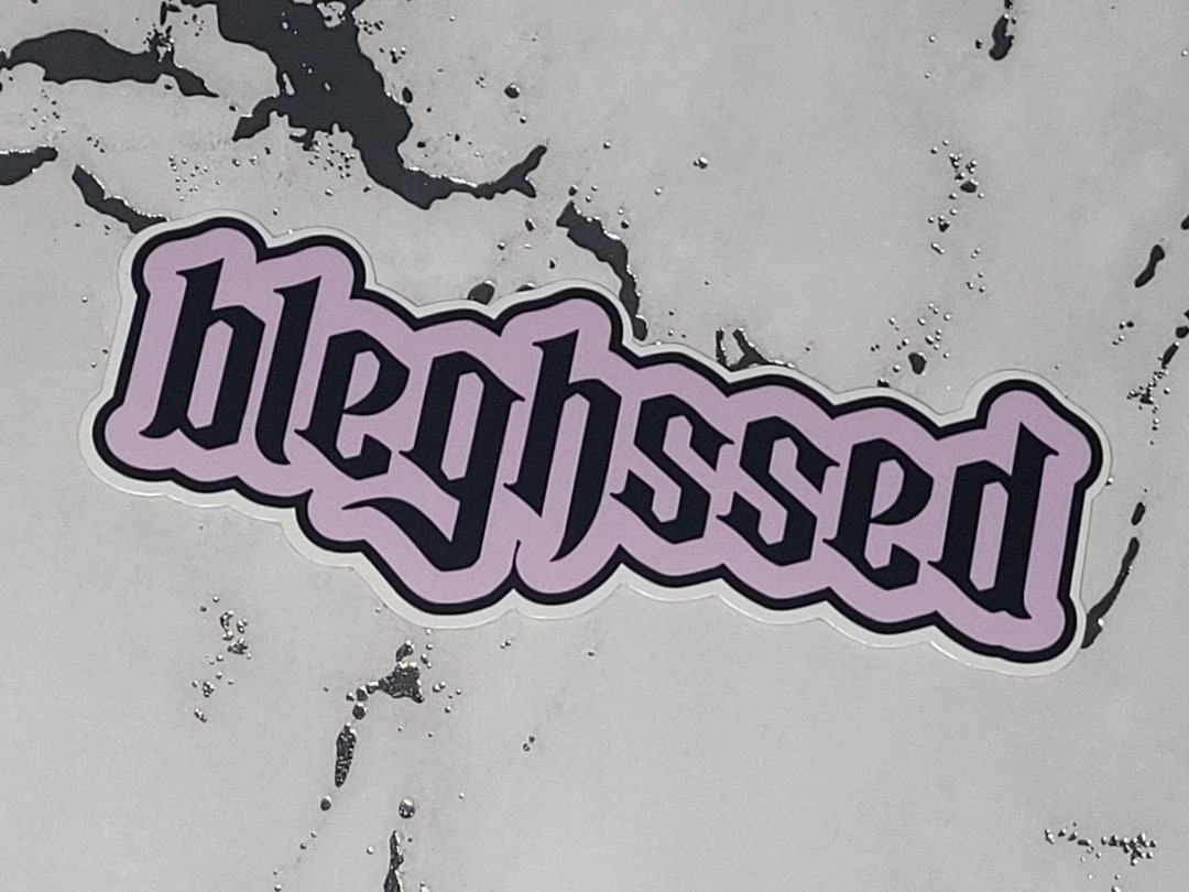 Blegh, Blegh Sticker, Bleghssed Sticker, Metal Music Sticker, Metal ...