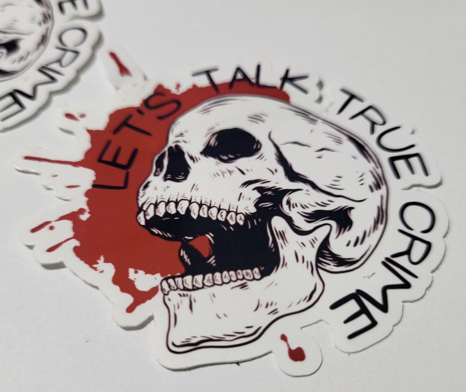Let's Talk True Crime Sticker - Etsy