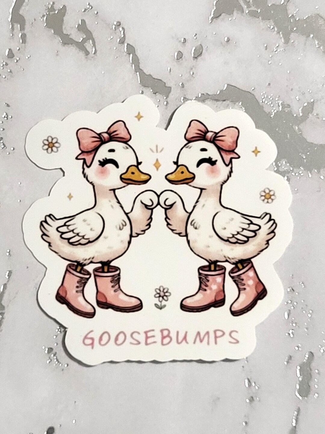 Goosebumps Sticker, Cute Goose Stickers, Goose Stickers, Girly Stickers ...