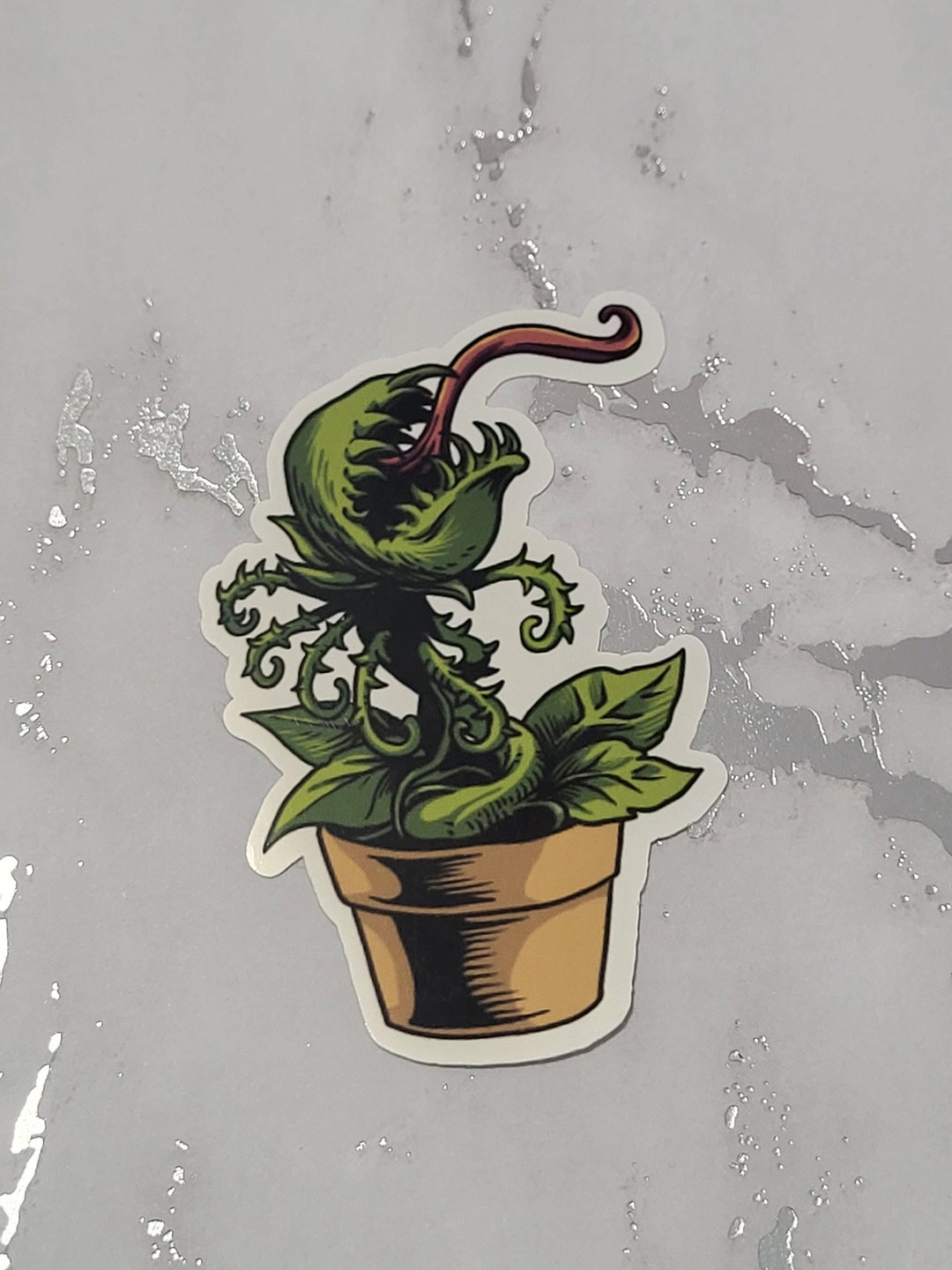Venus Flytrap Sticker, Plant Sticker, Flytrap Sticker, Animated Sticker, Botany Sticker - Etsy