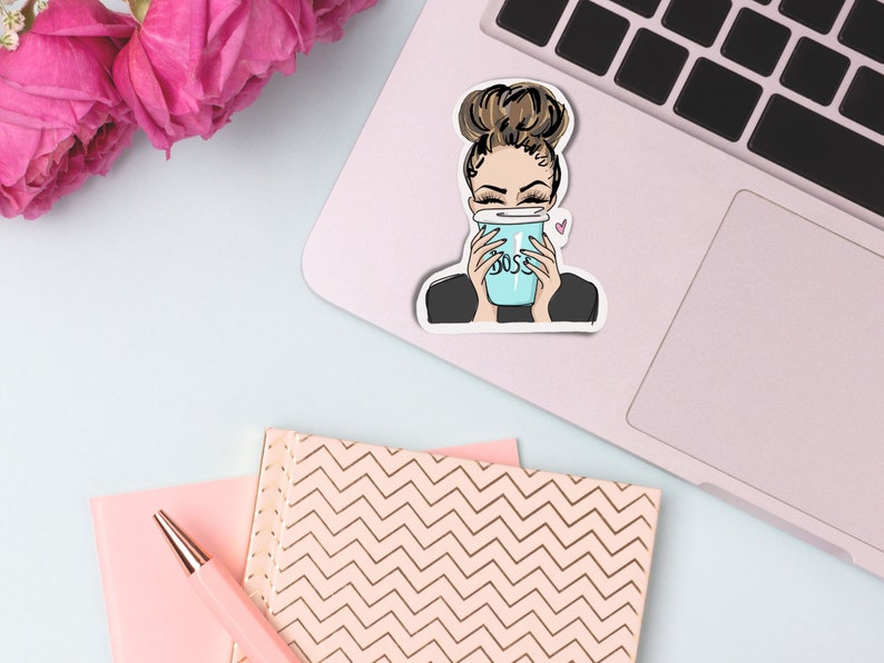 Girl Boss Sticker Boss Babe Sticker Laptop Sticker Girl - Etsy