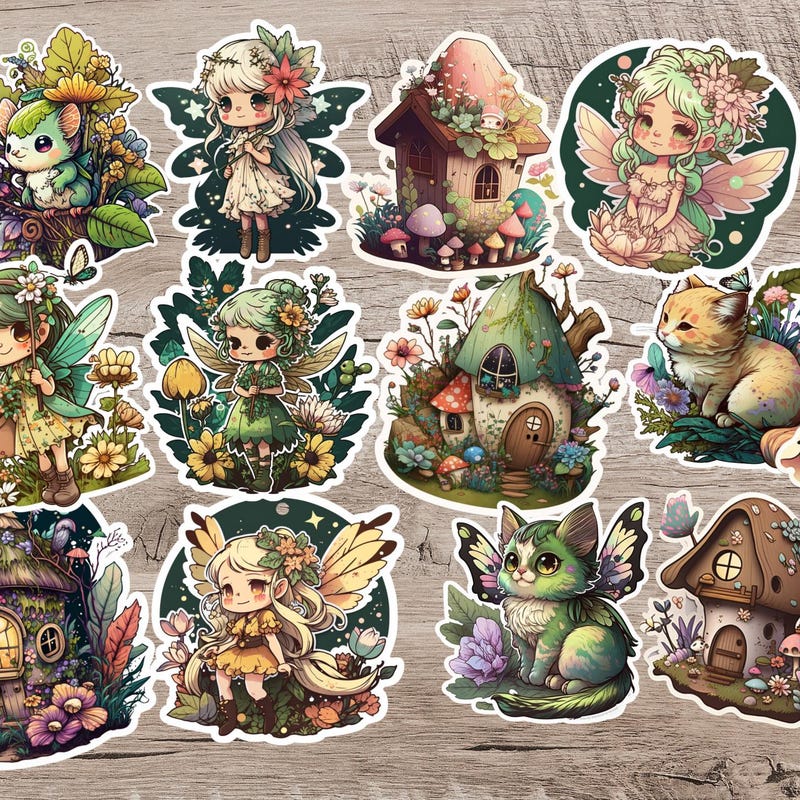 Fairy Sticker - Etsy