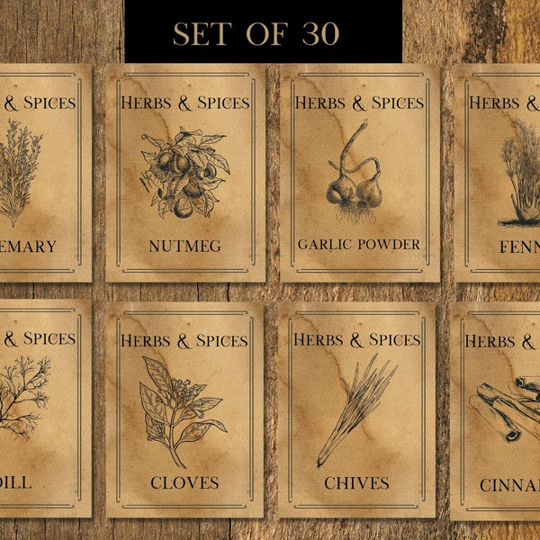 Primitive Labels - Etsy