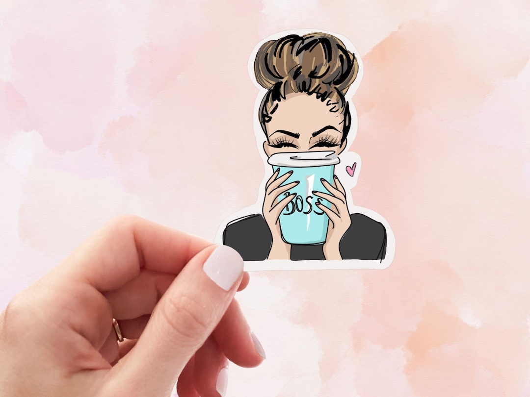 Girl Boss Sticker, Boss Babe Sticker, Laptop Sticker, Girl Power, Boss ...