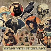 Witch Stickers - Etsy