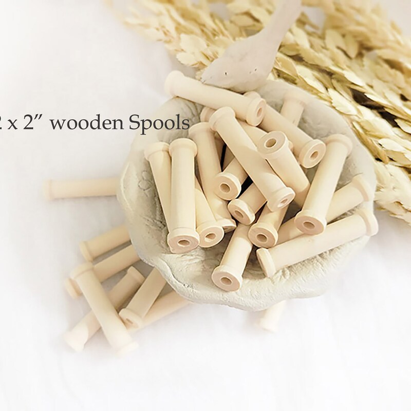 Wooden Spools - Etsy