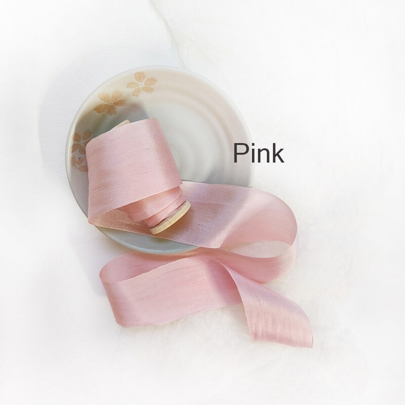Pink Silk Ribbon - Etsy