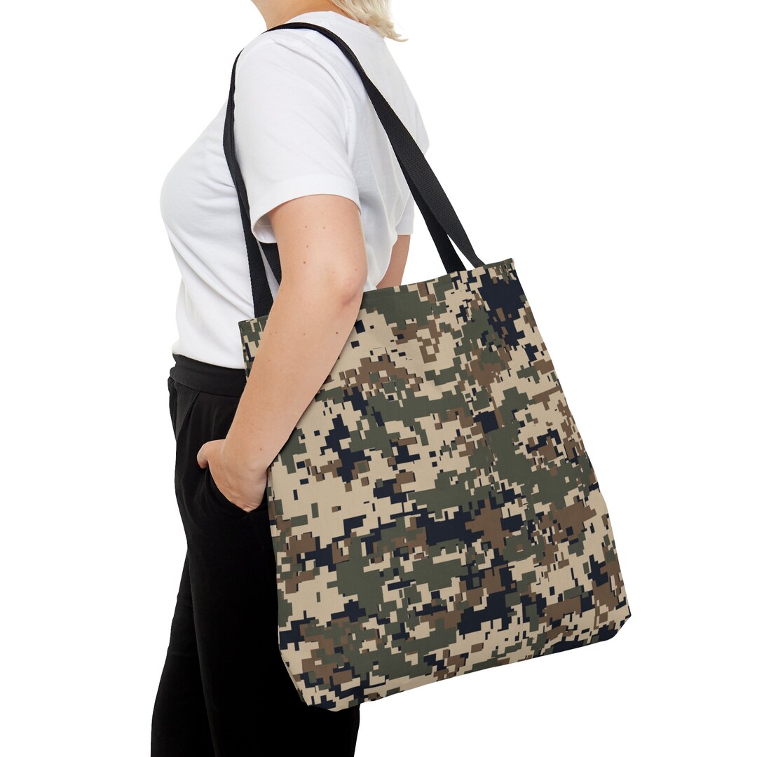 Tote Camouflage Army Bag Camo Bag Womens Tote Bagmom Purse - Etsy