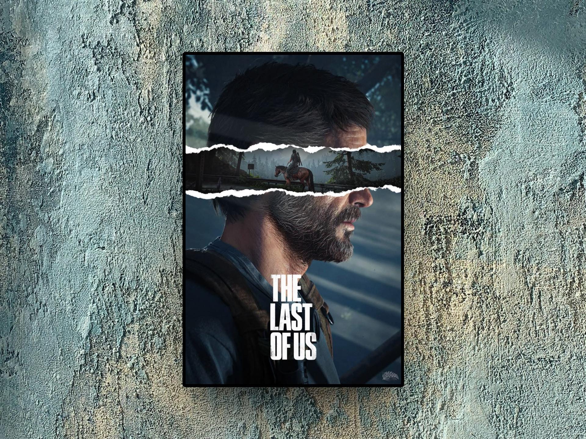 The Last of Us Poster | Joel & Ellie | TLOU Video Game Wall Art | Post ...