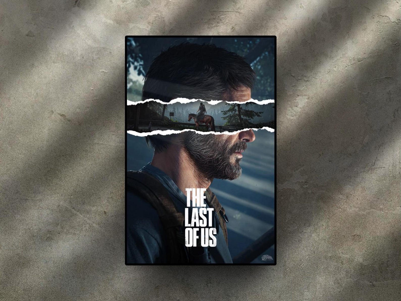 The Last of Us Poster | Joel & Ellie | TLOU Video Game Wall Art | Post ...