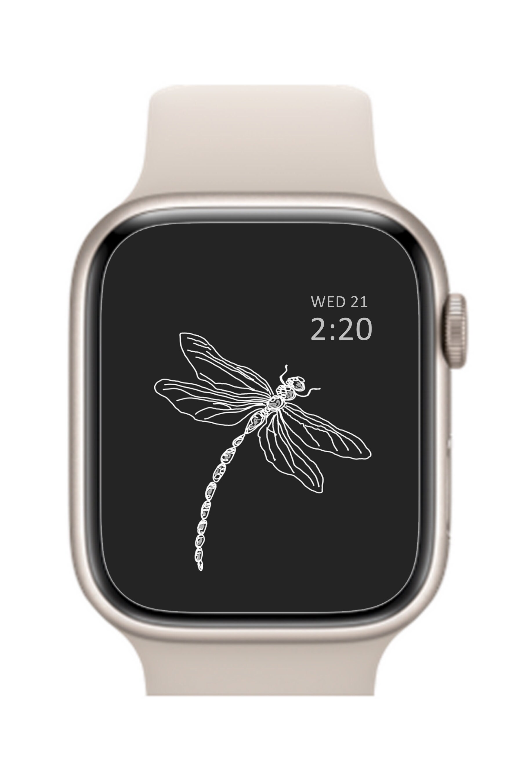 Dragonfly Apple Watch Wallpaper, Dragonfly Smartwatch Wallpaper ...