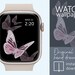 Butterfly Apple Watch Wallpaper, Butterfly Smartwatch Wallpaper, Apple ...
