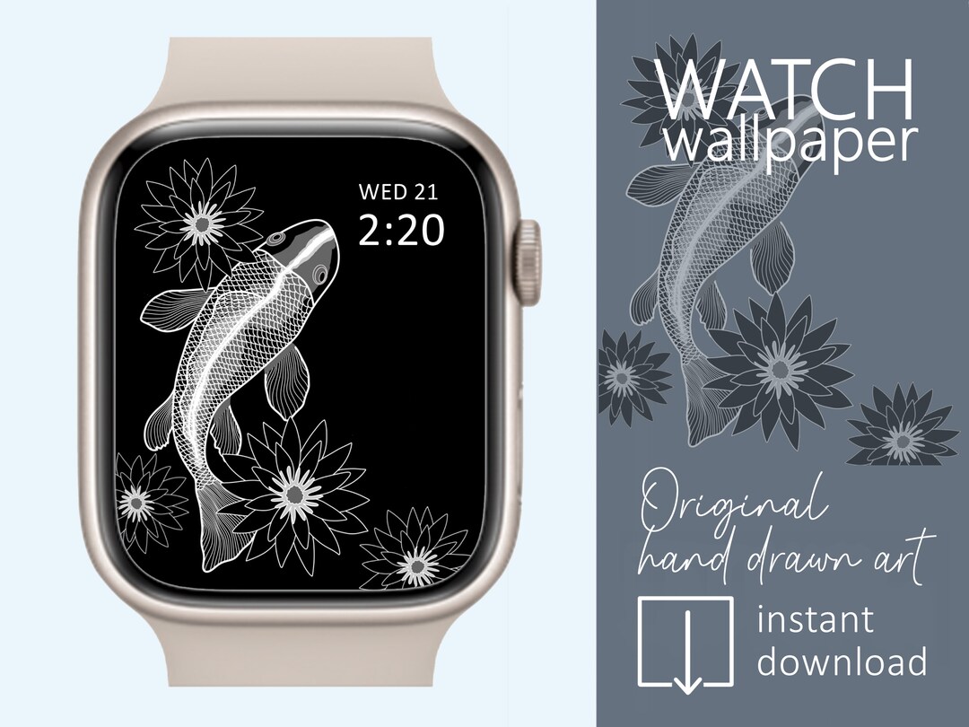 Koi Apple Watch Wallpaper, Koi Smartwatch Wallpaper, Samsung Galaxy ...