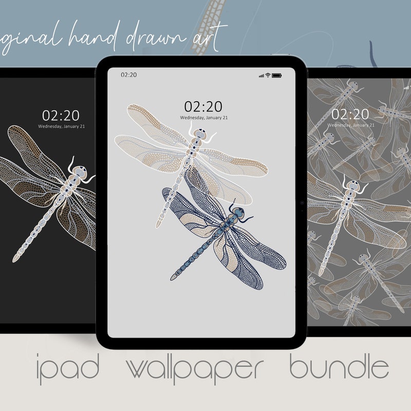 Wallpaper Dragonfly - Etsy UK