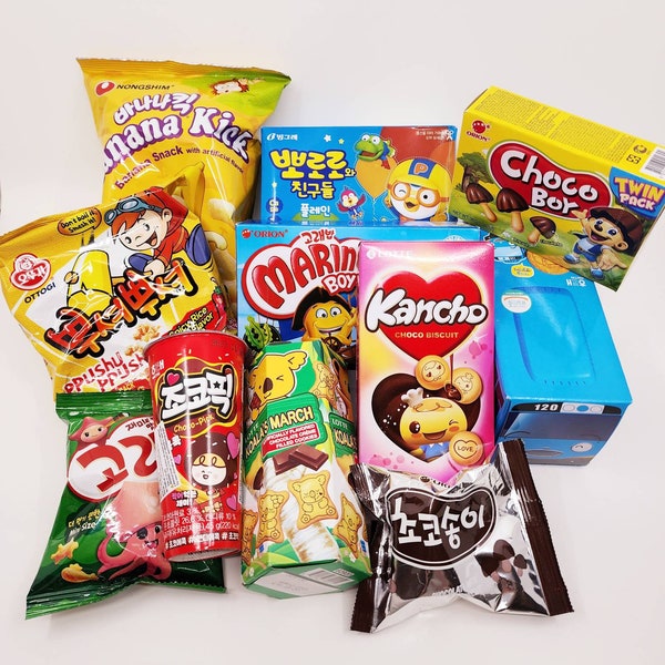 Korean Snacks - Etsy
