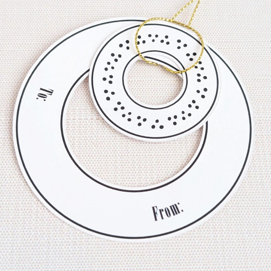 Black and White Gift Tags - LOOPIT Gift Tags - Set of 10 - Etsy