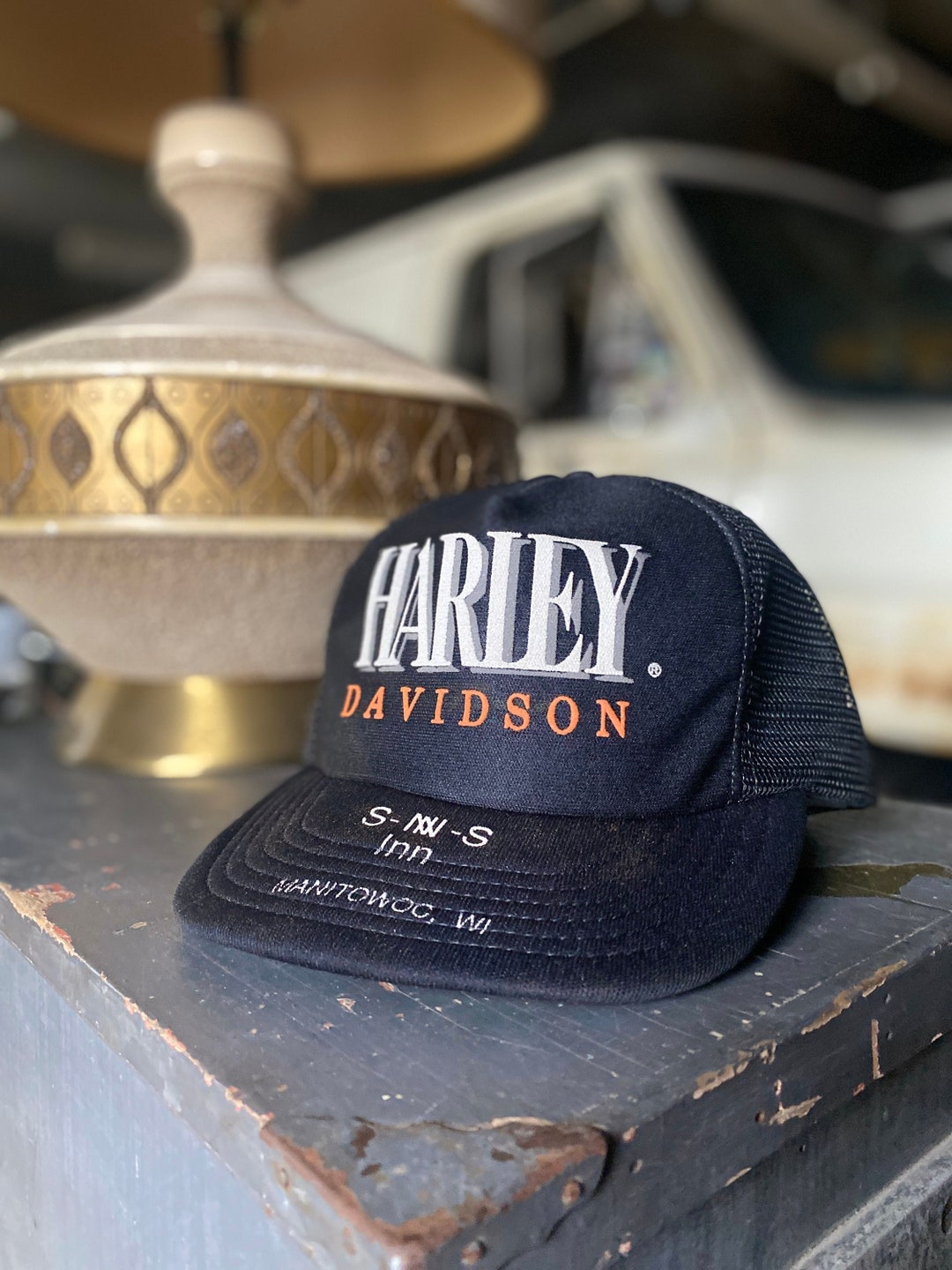 Harley Davidson | Vintage Trucker Hat | 70’s 80’s Snapback | Made in ...