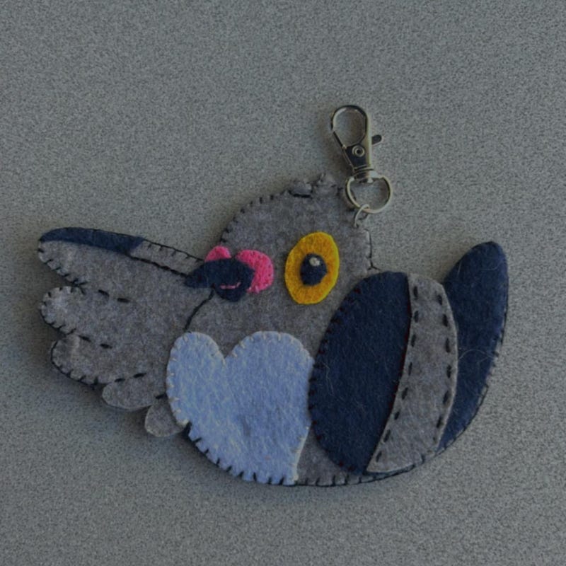 Felt Keychain - Etsy