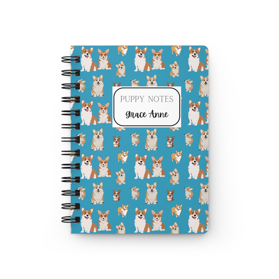 Personalized Corgi Themed Notebook/journal Gift for Corgi Lover ...