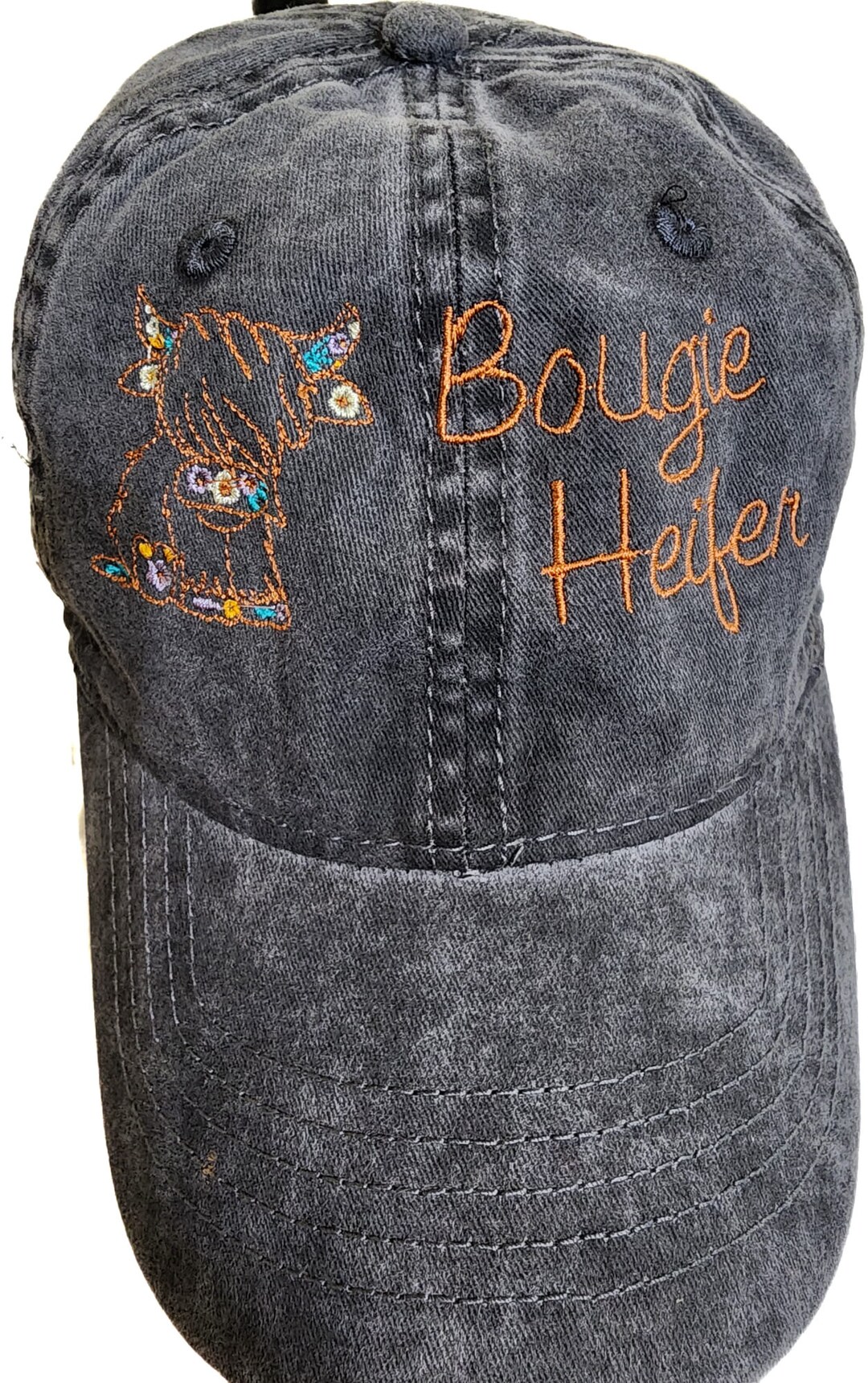 Bougie Heifer| Highland Cow | Ladies Ball Cap | One Size - Etsy