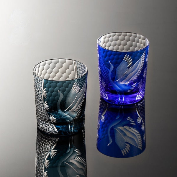 Edo Kiriko Glass - Etsy