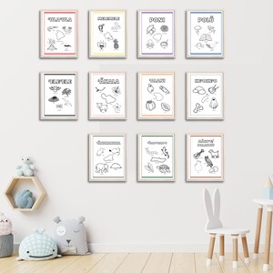 Hawaiian Printable Colors (waihoʻoluʻu) With Color by Numbers Pages ...