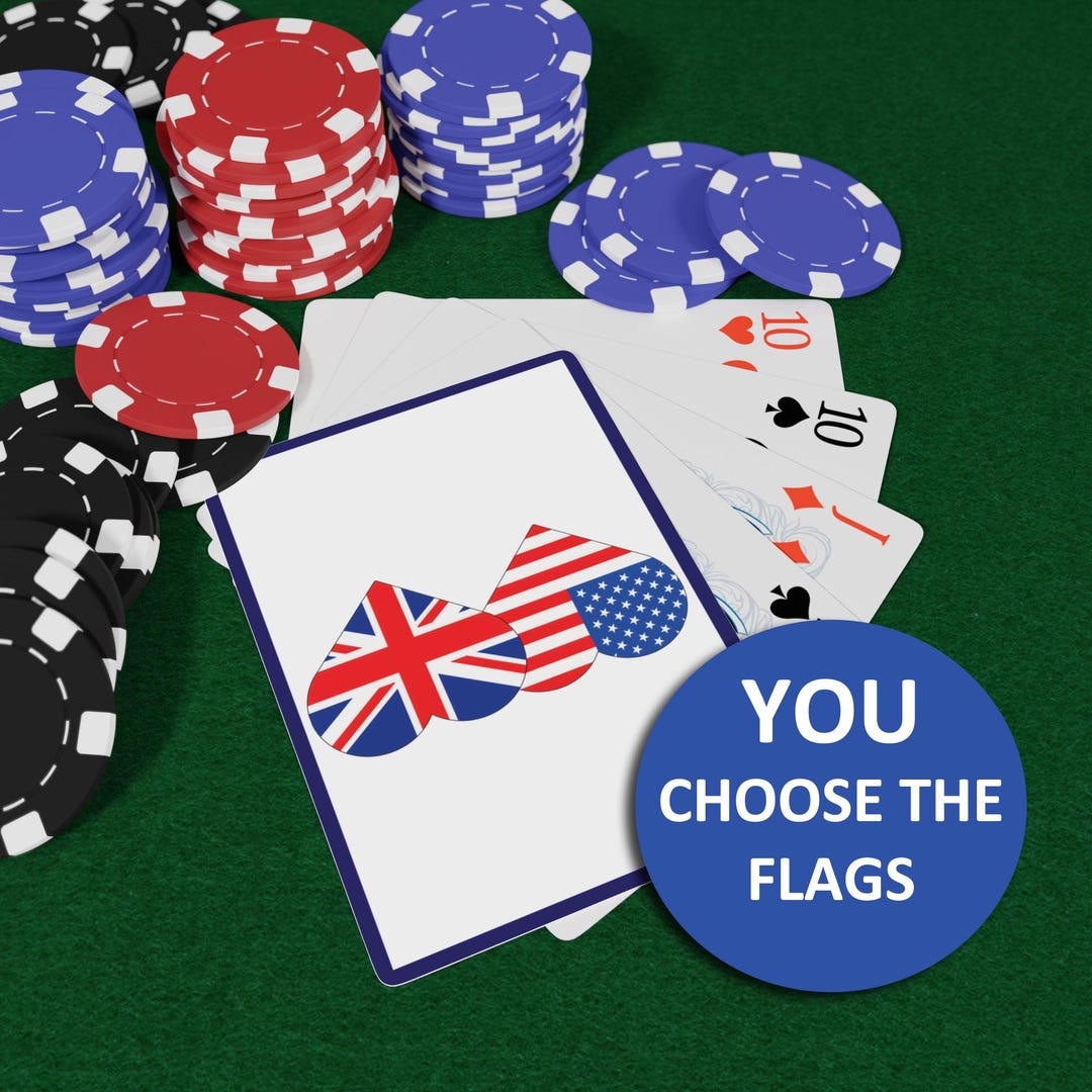 Playing Cards Dual Citizenship CUSTOM | Dual Nationality Two Country ...