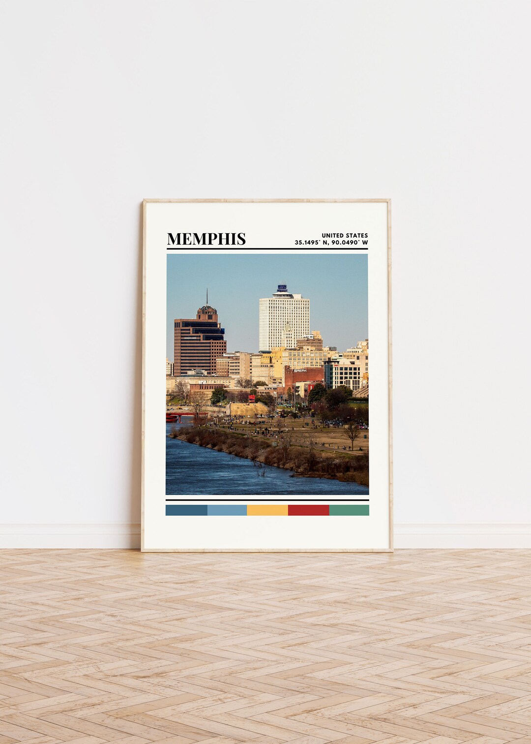 Memphis Poster, Memphis Print, Memphis Art, Memphis Travel Poster ...