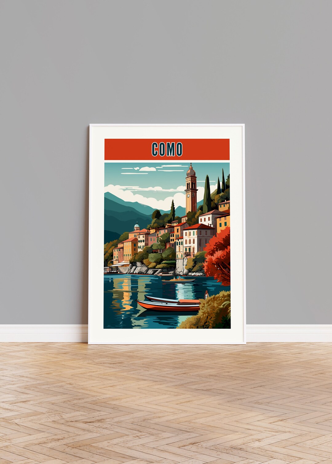 Como Travel Poster, Como Print, Como Wall Art, Como Artwork, Como Wall ...