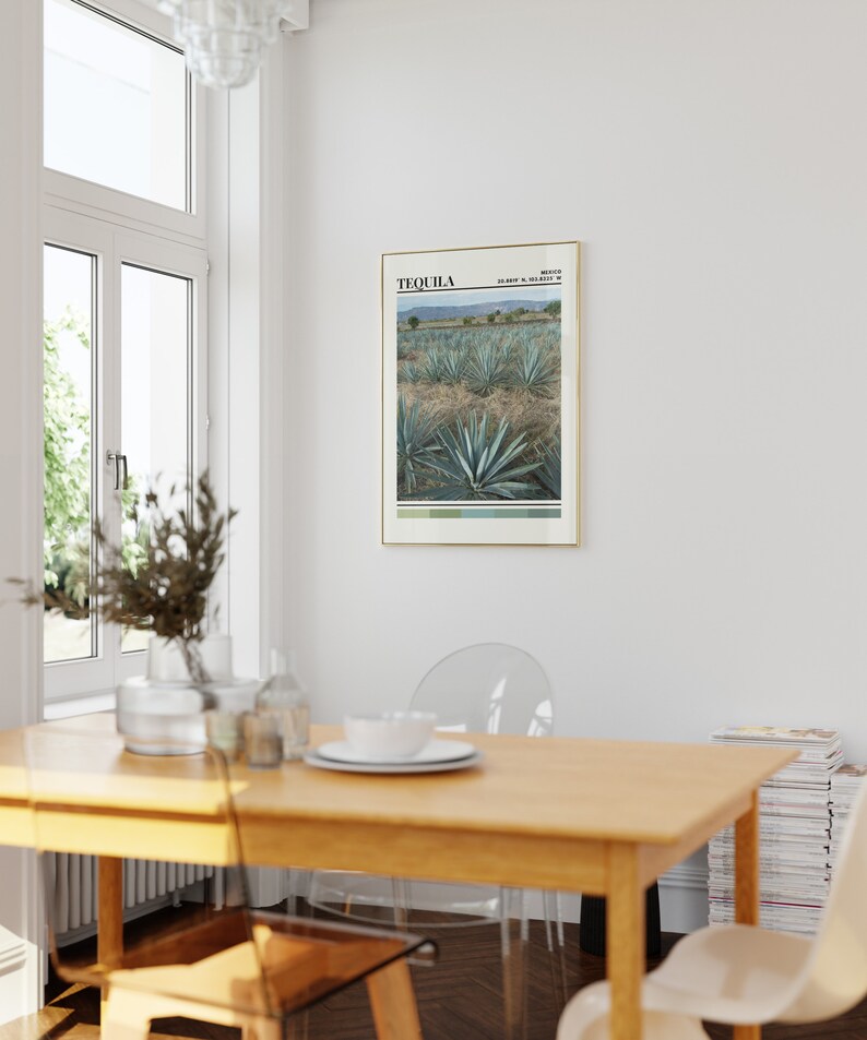 Tequila Poster, Jalisco Print, Jalisco Art, Tequila Travel Poster ...