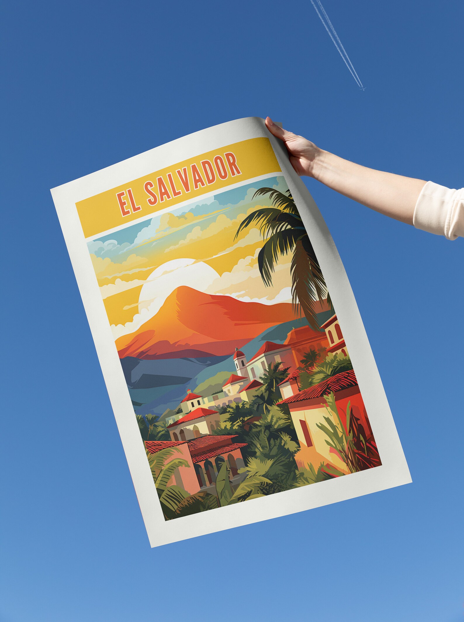 El Salvador Travel Poster, El Salvador Print, El Salvador Wall Art, El ...