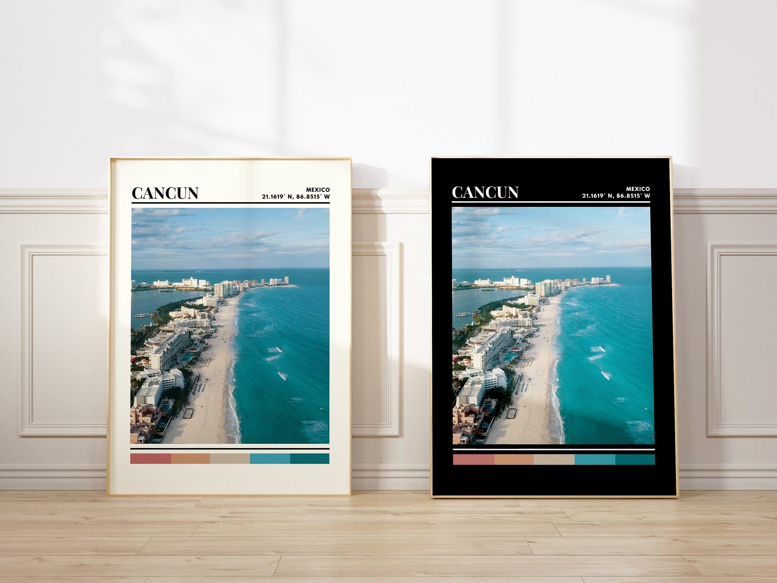 Cancun Print, Cancun Poster, Cancun Art, Cancun Travel Poster, Cancun ...