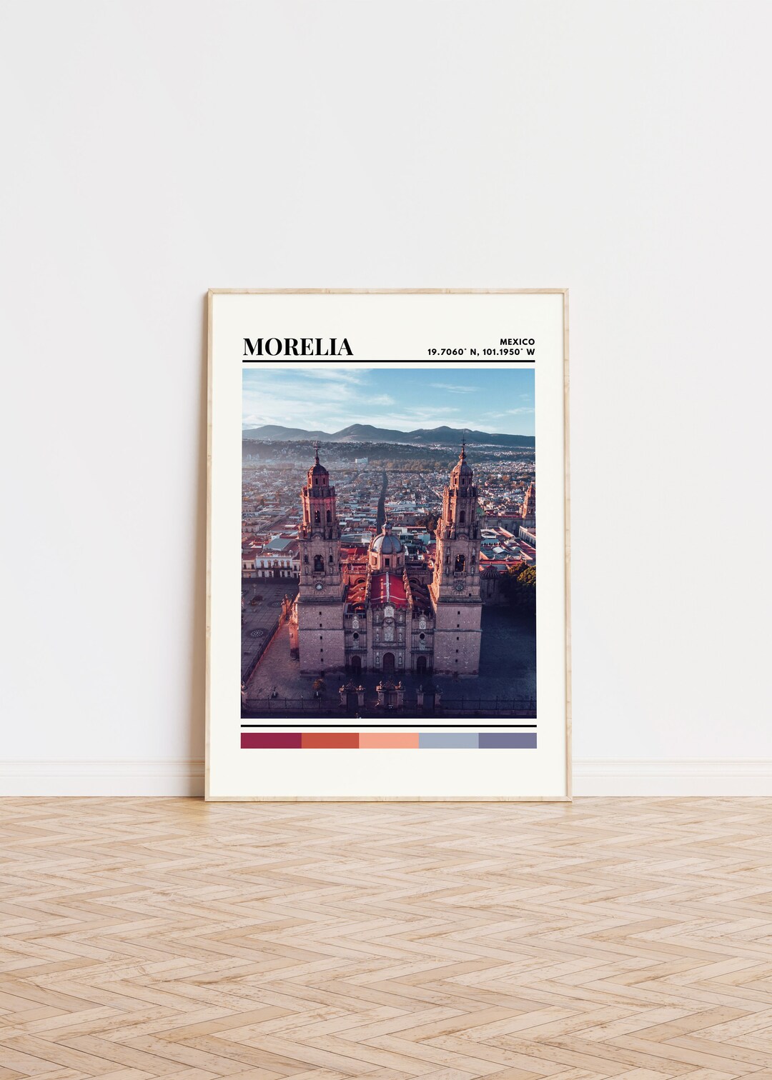 Morelia Poster, Morelia Print, Morelia Art, Morelia Travel Poster ...