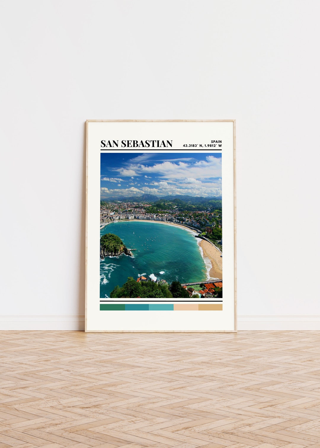 San Sebastian Print, San Sebastian Poster, San Sebastian Art, San ...