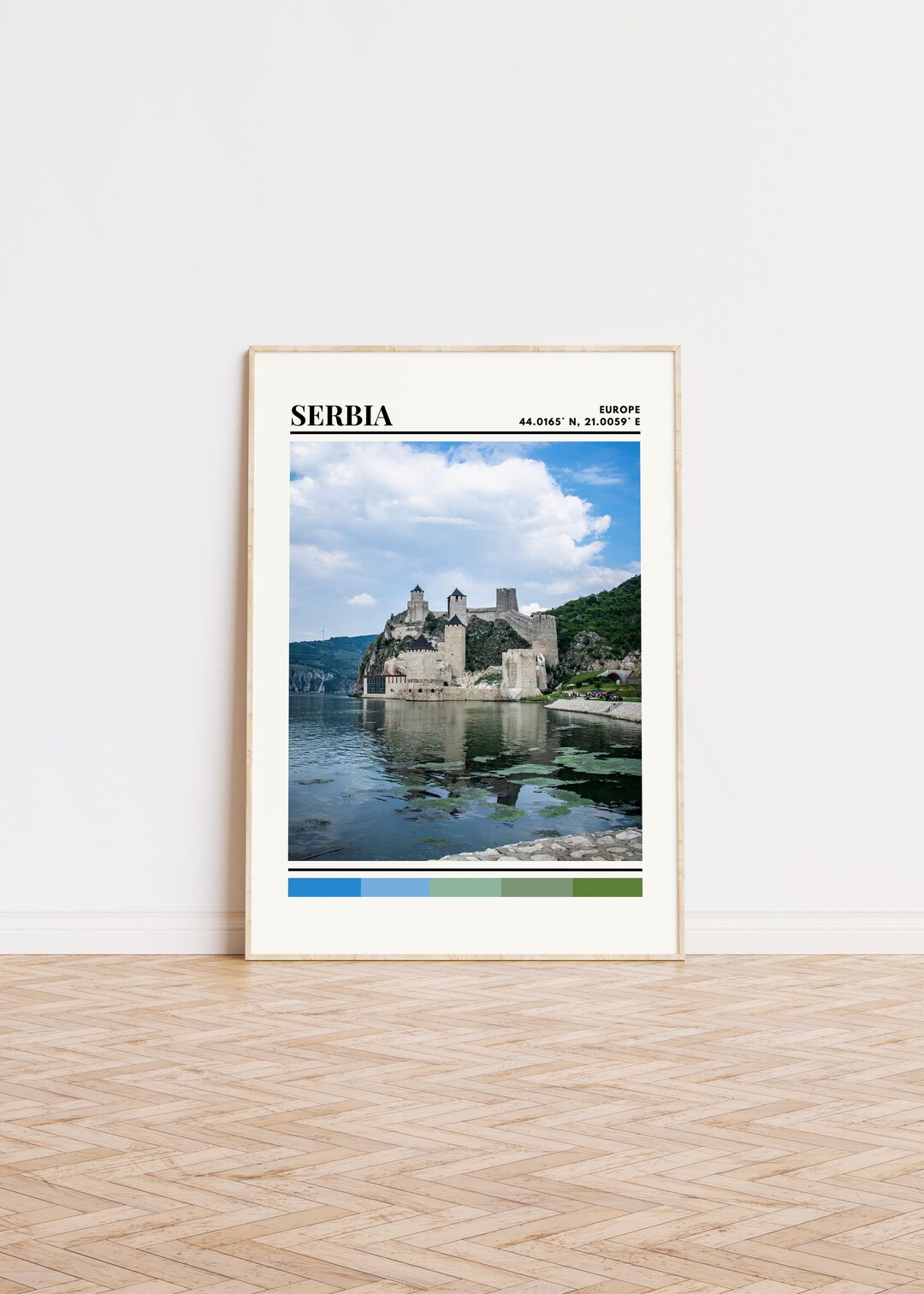 Serbia Poster, Serbia Print, Serbia Art, Serbia Travel Poster, Serbia ...