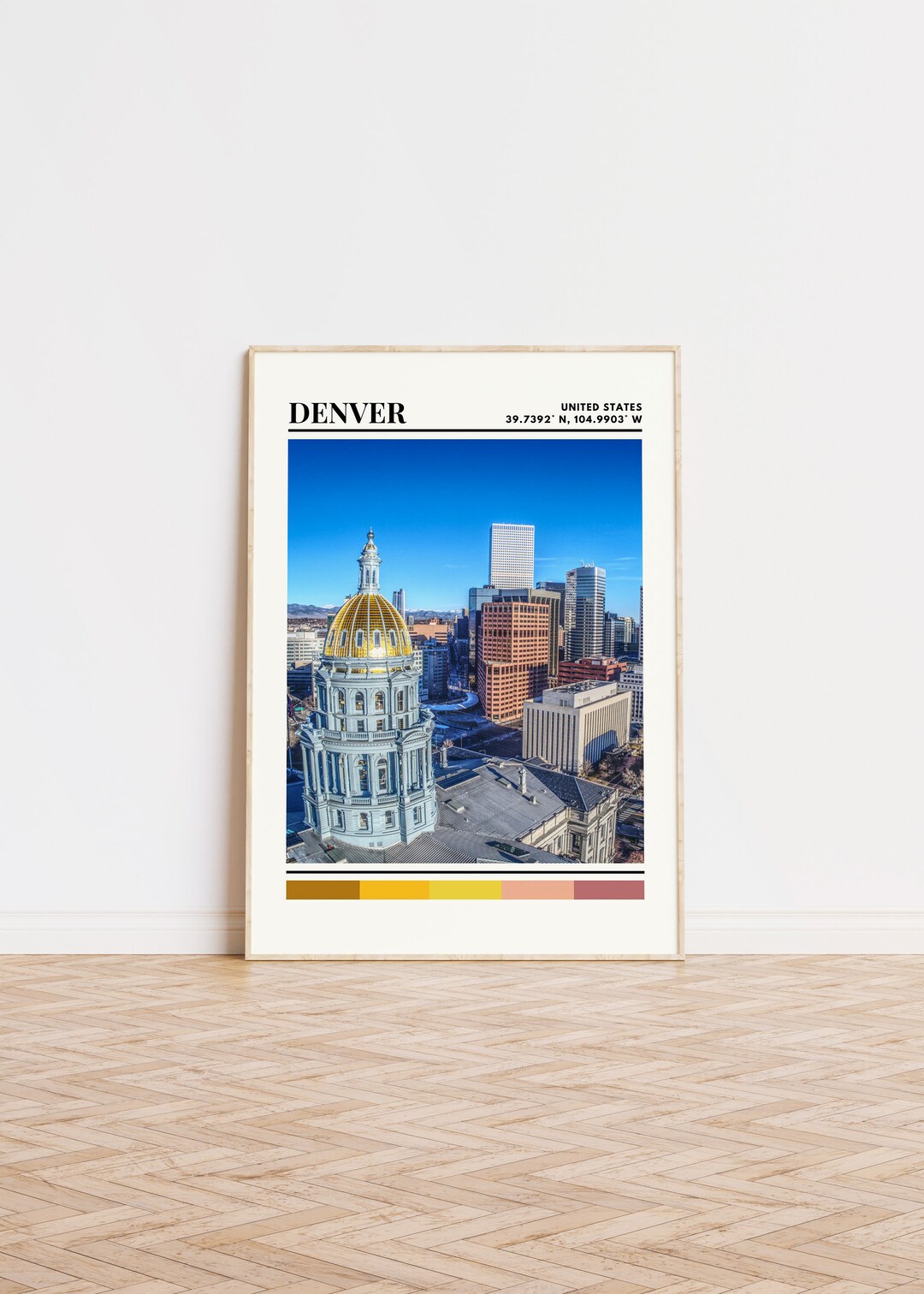 Denver Poster, Denver Print, Denver Art, Denver Travel Poster, Denver ...