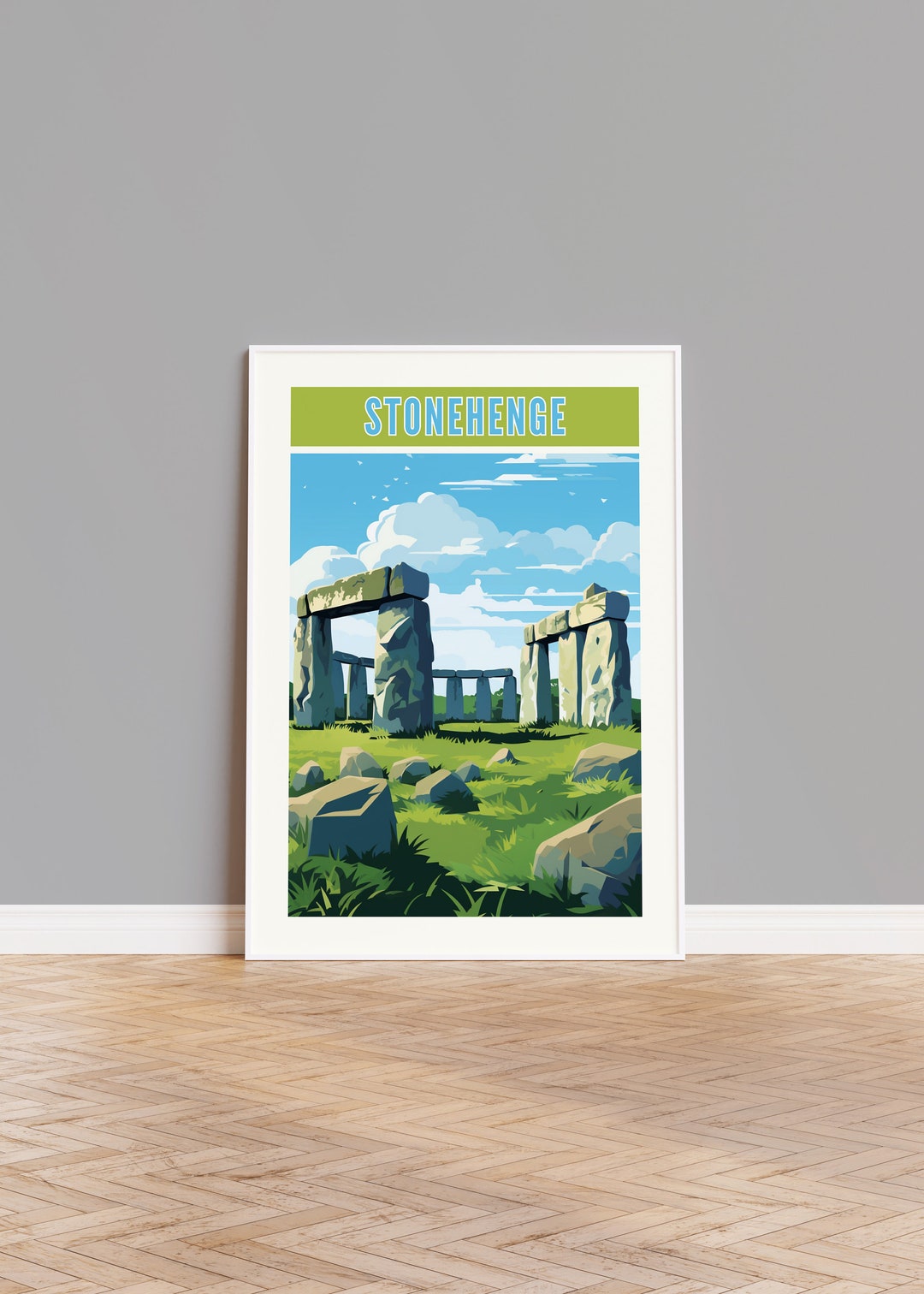 Stonehenge Travel Poster, Stonehenge Print, Stonehenge Wall Art ...
