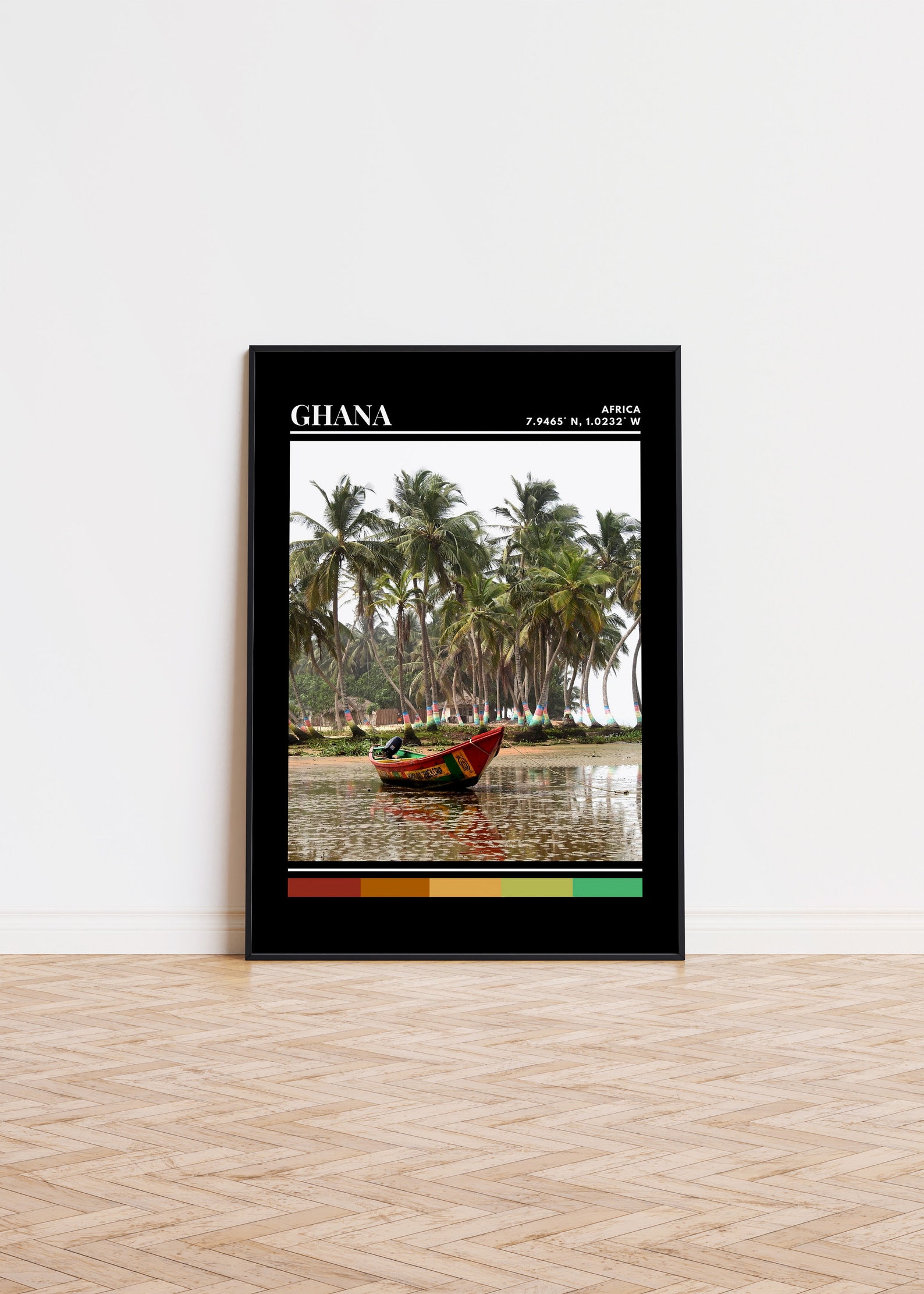Ghana Poster, Ghana Print, Ghana Art, Ghana Travel Poster, Ghana Wall ...