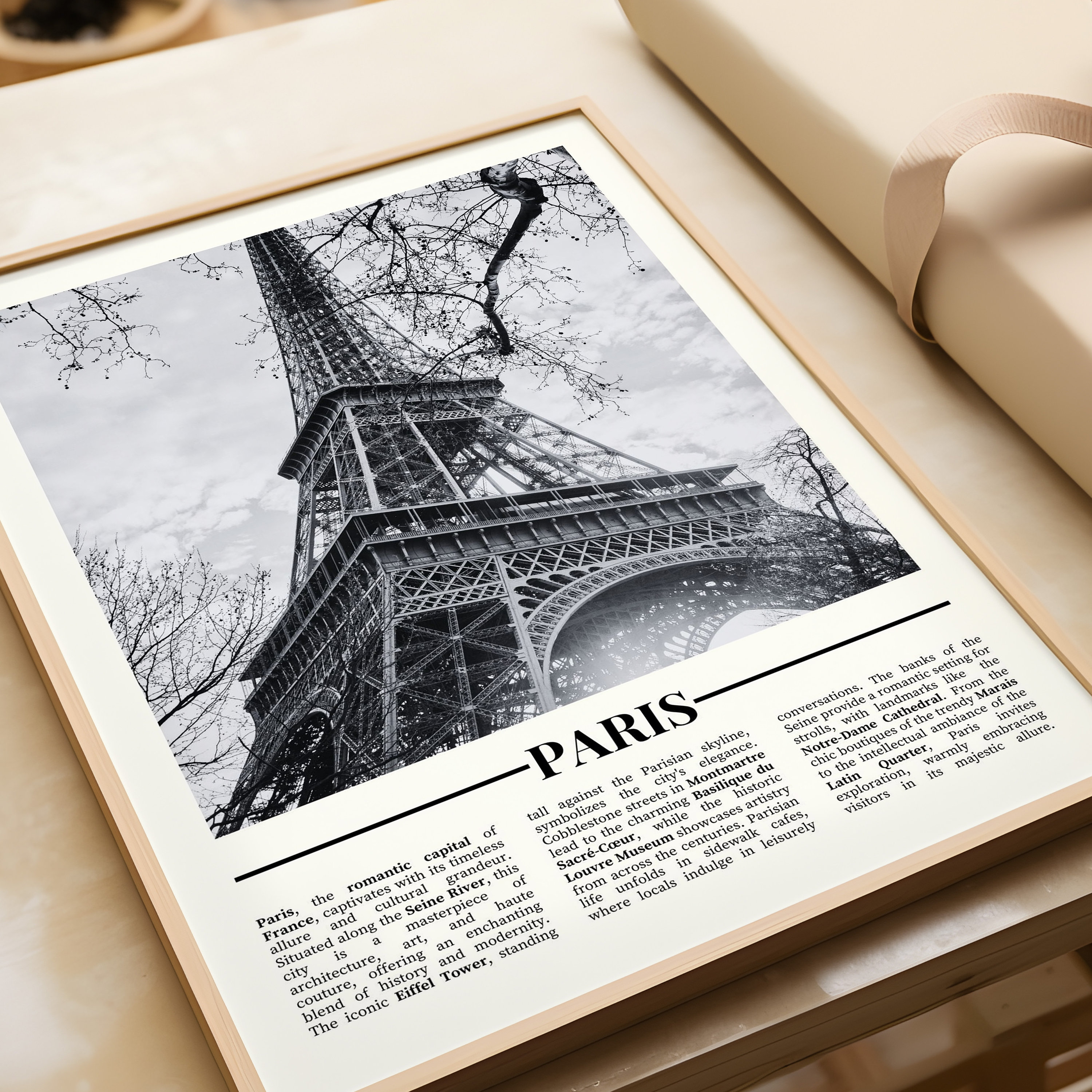 Paris Black and White Poster, Paris Print, Paris Wall Art, Paris Gift ...
