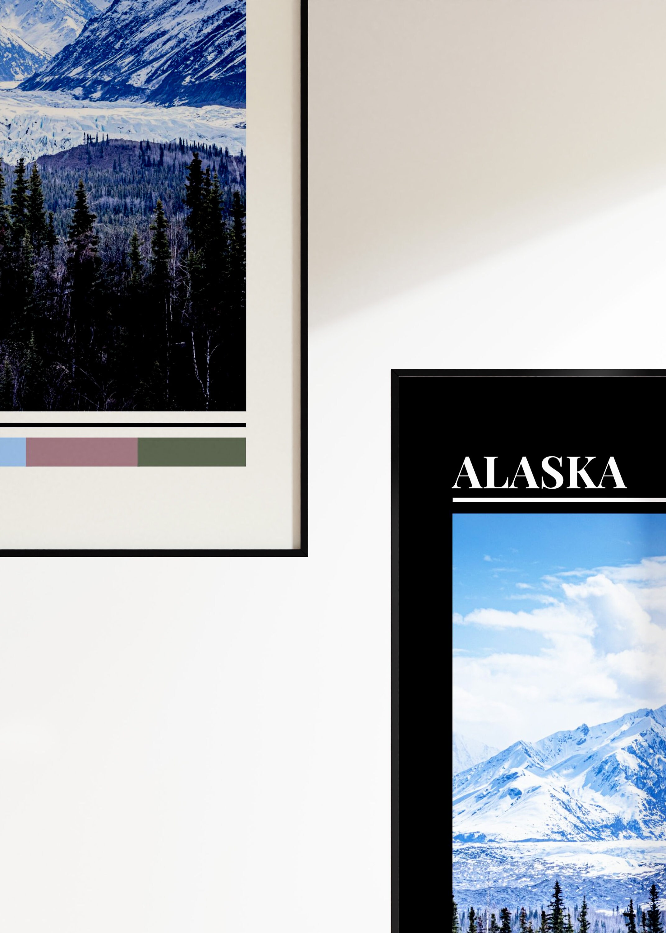 Alaska Poster Alaska Print Alaska Wall Art Alaska Travel - Etsy