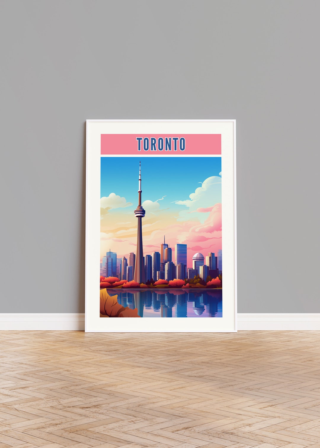 Toronto Travel Print, Toronto Poster, Toronto Wall Art, Toronto Artwork ...