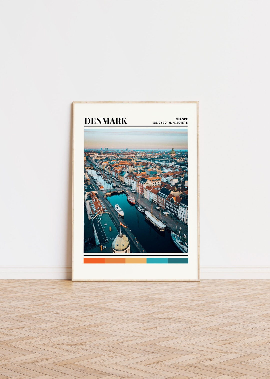 Denmark Poster, Denmark Print, Denmark Art, Denmark Travel Poster ...