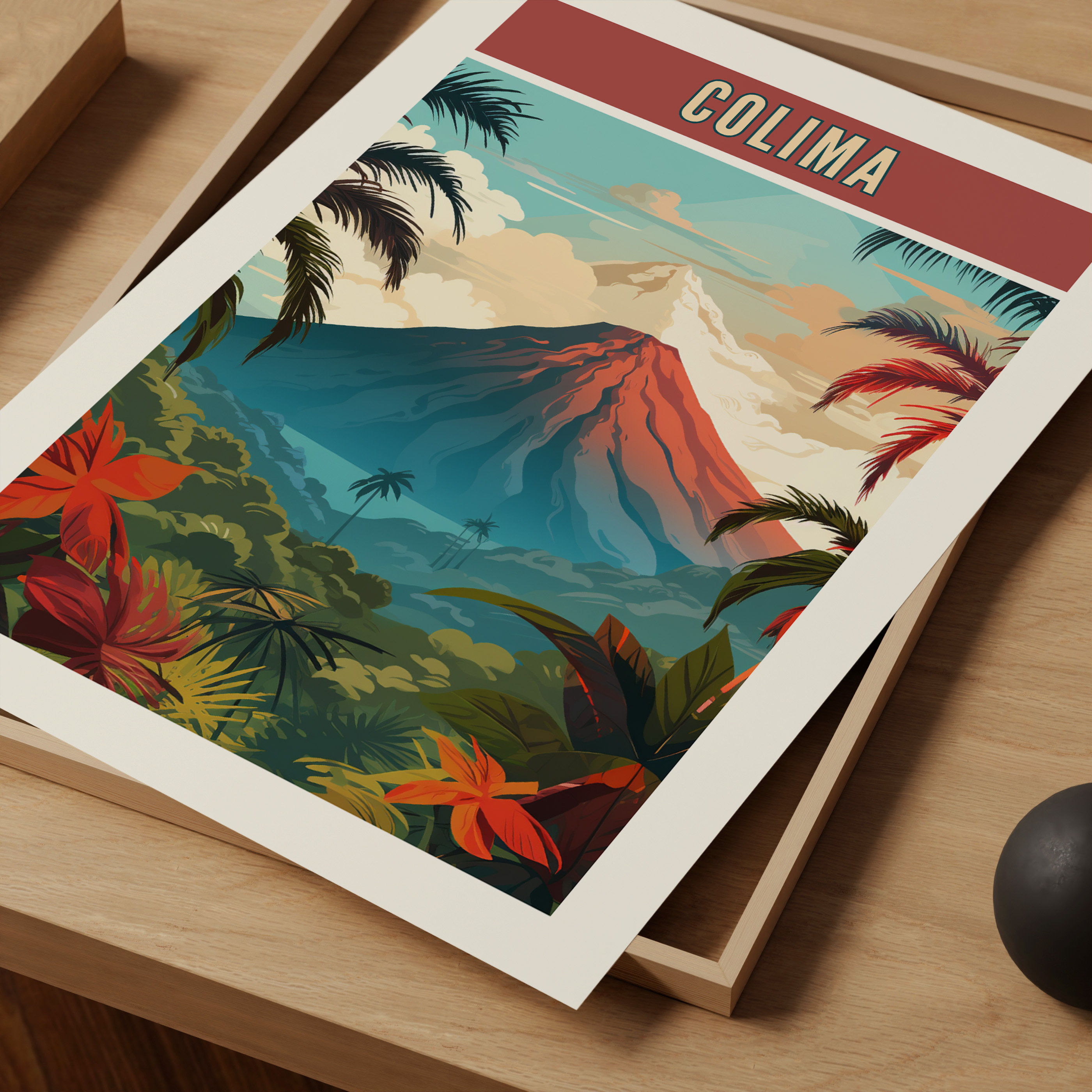 Colima Travel Poster, Colima Print, Colima Wall Art, Colima Artwork ...