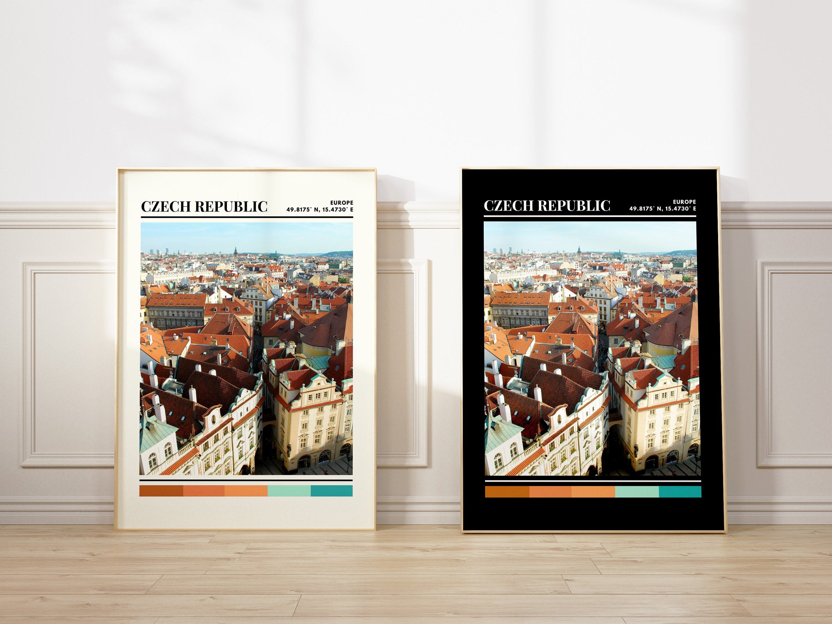 Czech Republic Poster, Czech Republic Print, Czech Republic Art, Czech ...