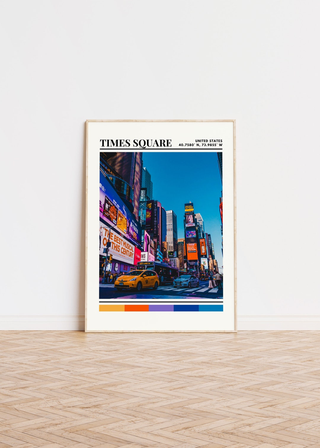 Times Square Poster, Times Square Print, Times Square Art, Times Square ...
